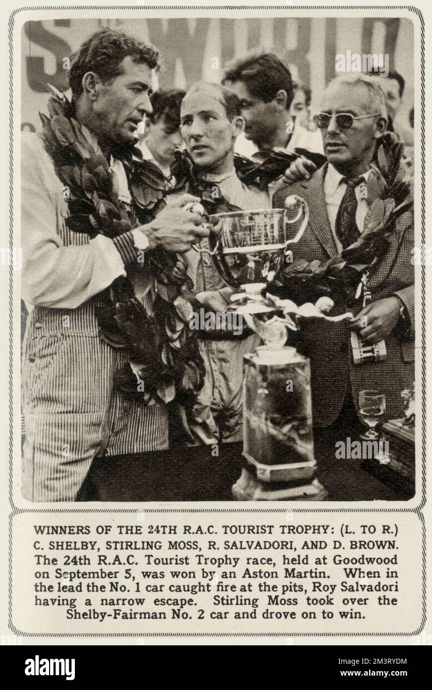Winners of the 24th RAC Tourist Trophy Race at Goodwood Stock Photo - Alamy