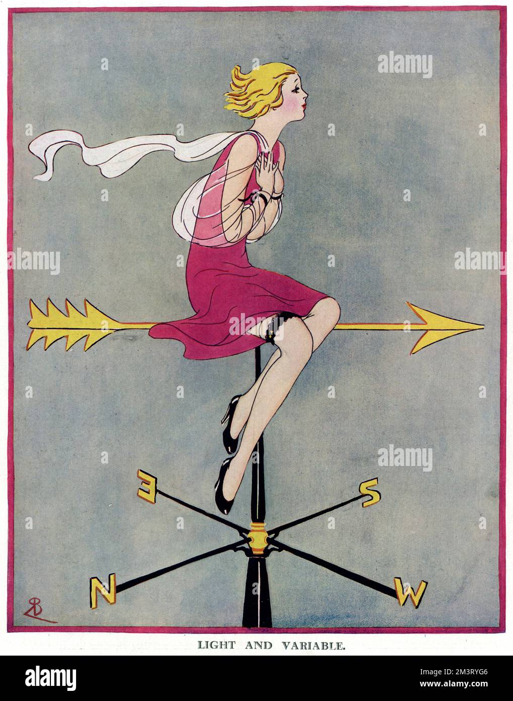 Light and Variable 1931 Stock Photo - Alamy
