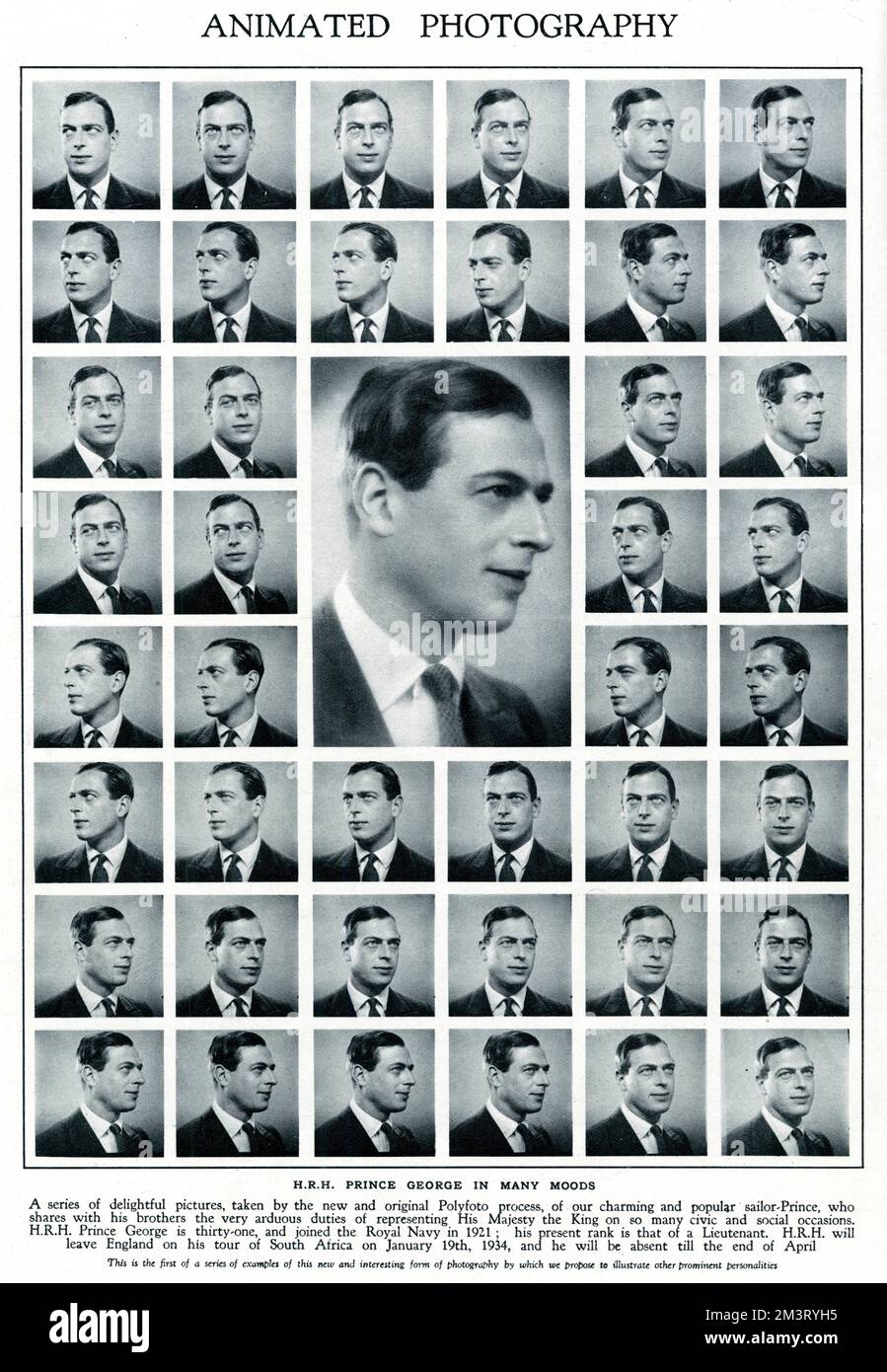 Animated Photography, Prince George in Many Moods Stock Photo - Alamy