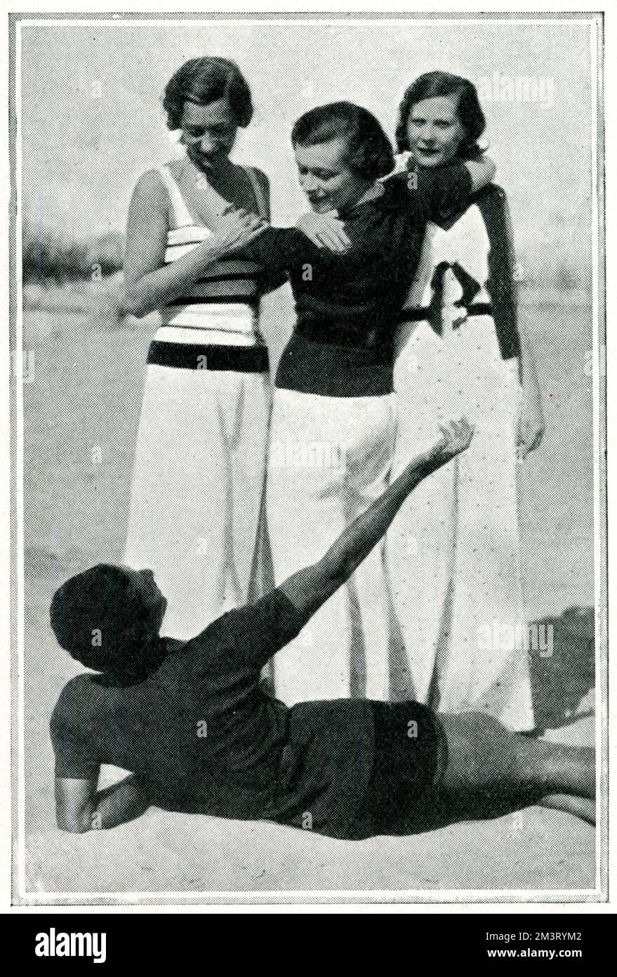 Serge Lifar at the Venice Lido Stock Photo - Alamy