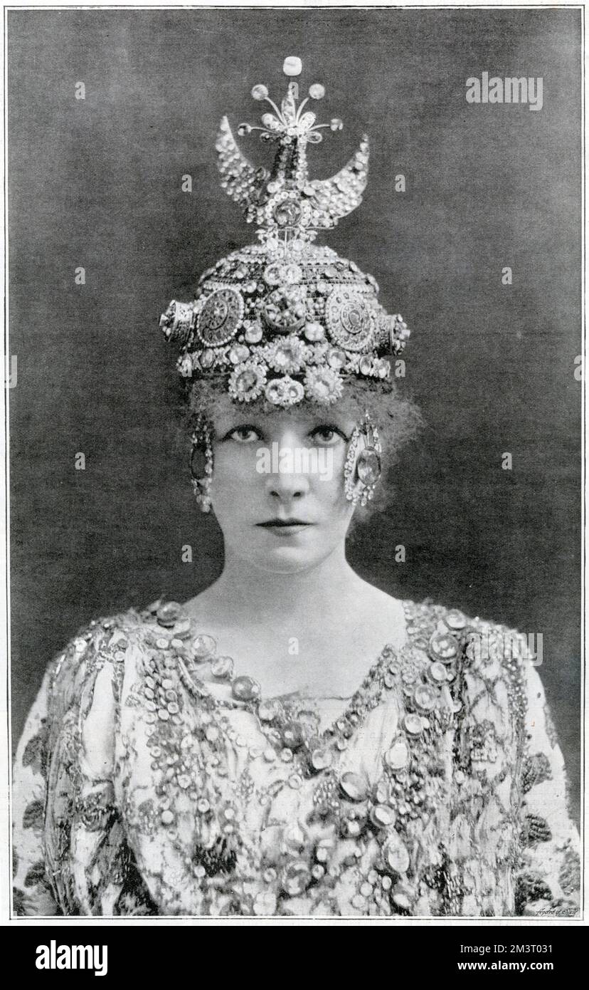 Madame Sarah Bernhardt as Theodora - photograph by Messrs Downey Stock ...