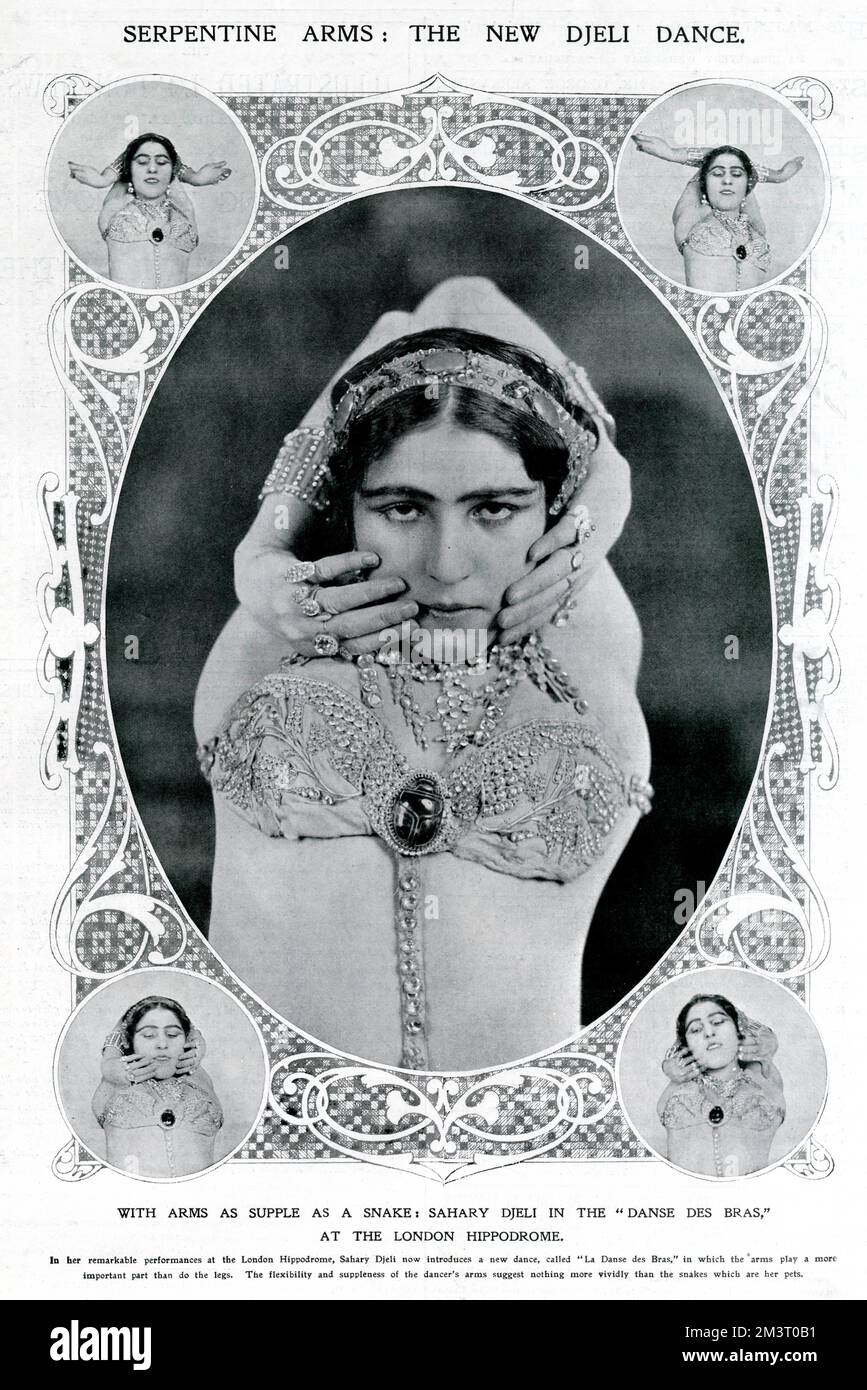 Sahary Djeli, oriental dancer Stock Photo - Alamy