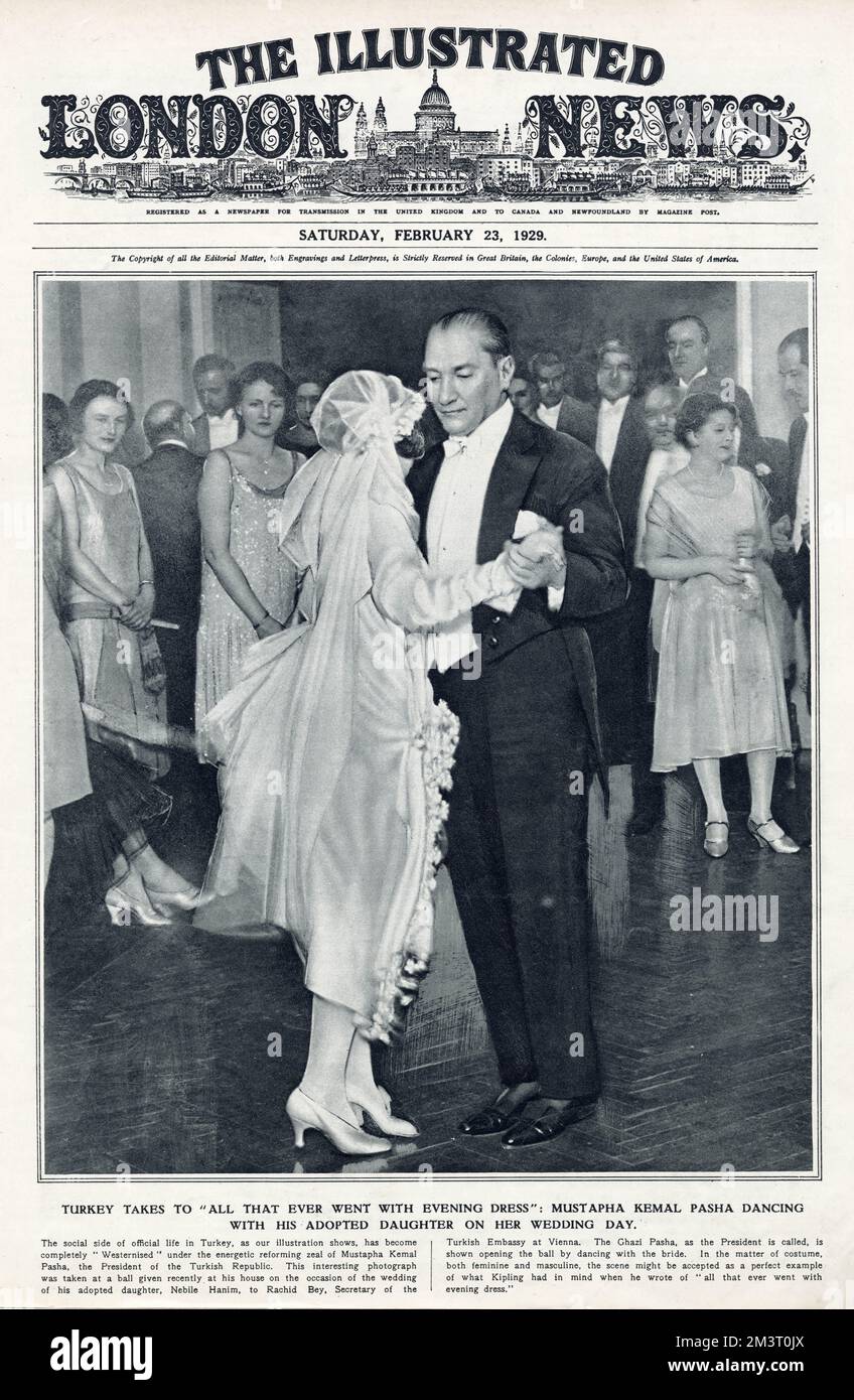 Kemal atatürk 1929 hi-res stock photography and images - Alamy