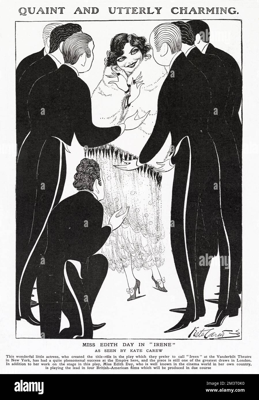 Miss Edith Day in Irene by Kate Carew Stock Photo - Alamy