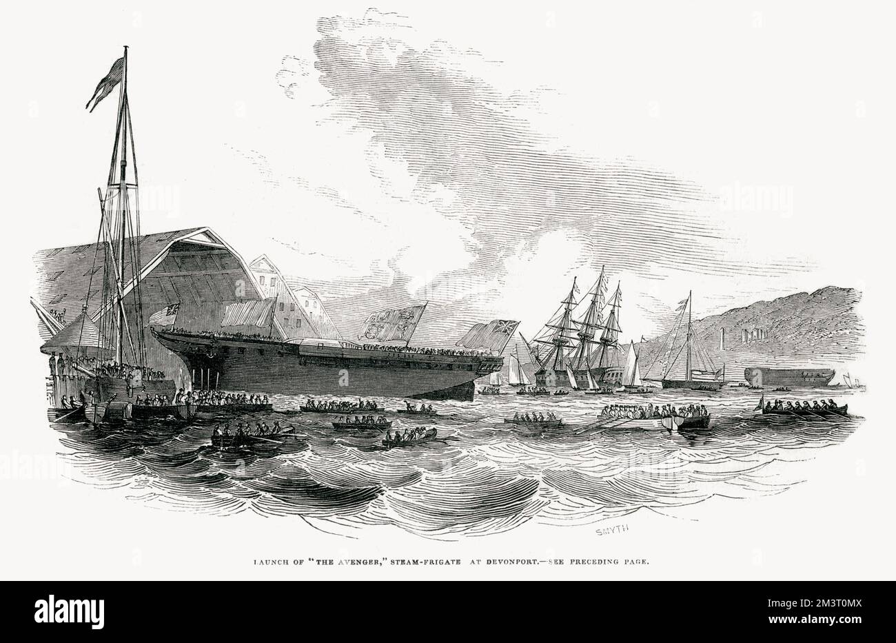 Devonport naval dockyard Cut Out Stock Images & Pictures - Alamy