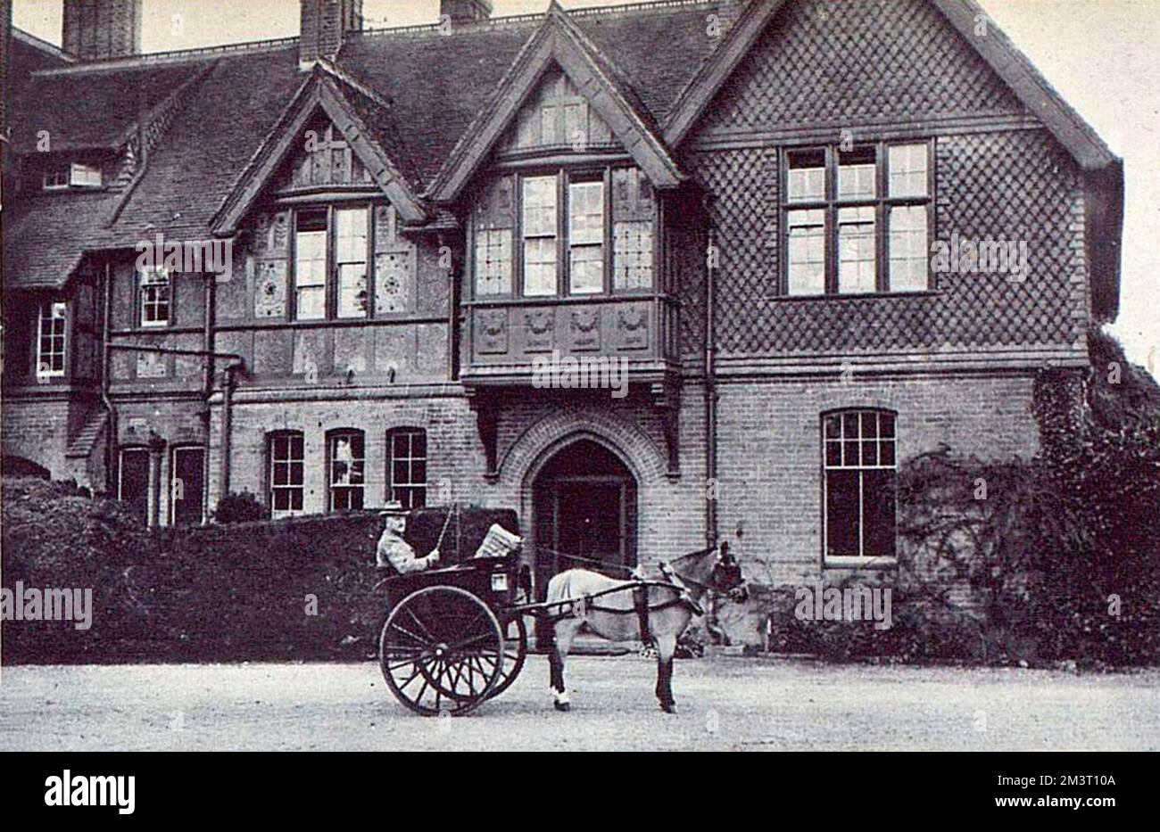 WW2 - Country House used as a war-supply depot Stock Photo - Alamy