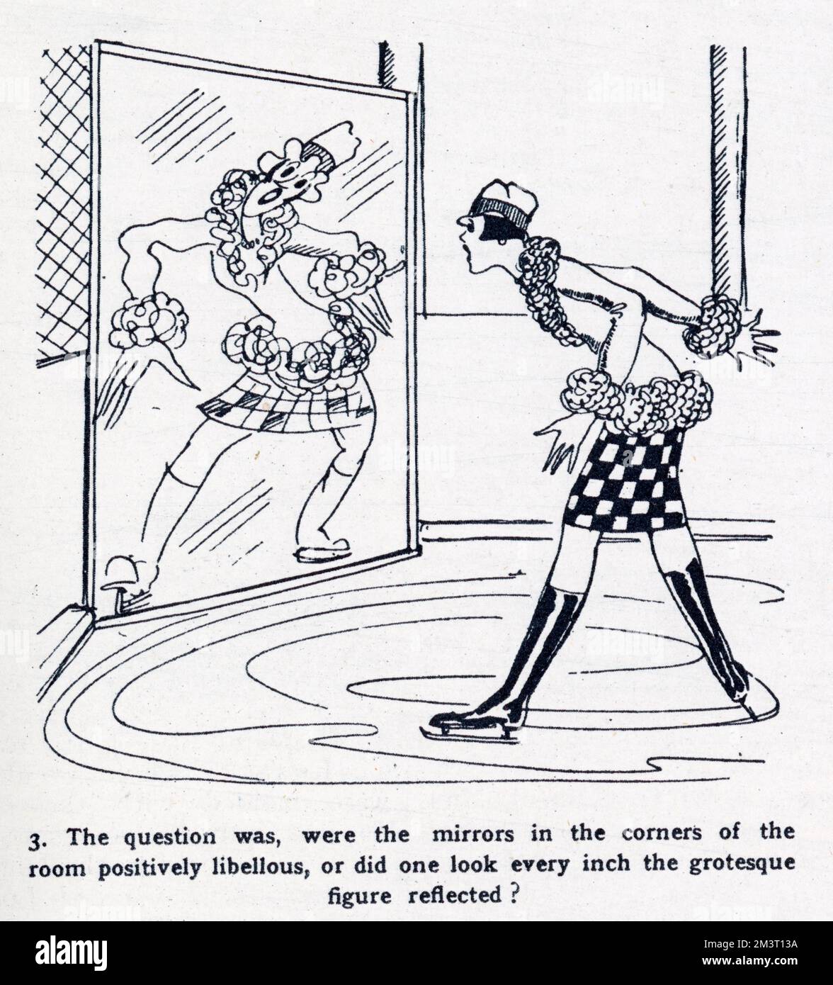 The question was, were the mirrors in the corners of the room ...