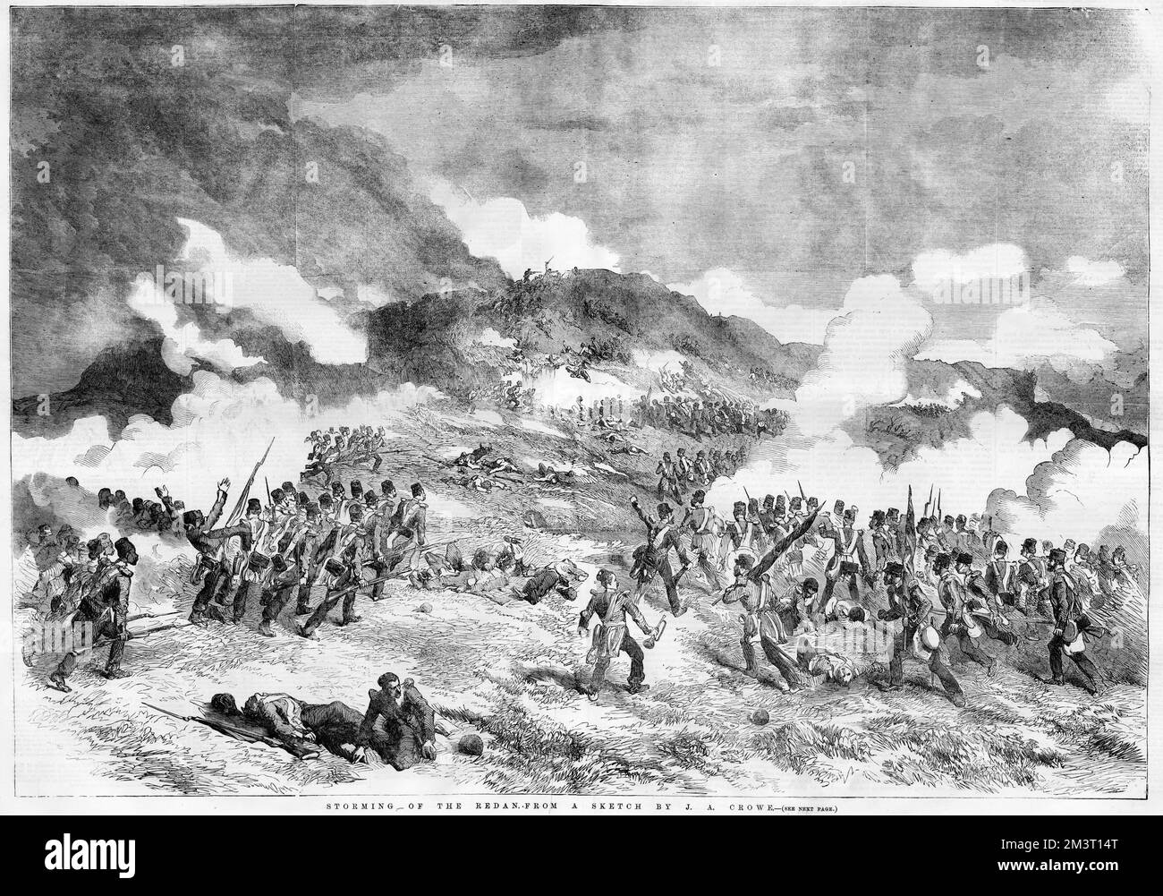 The Storming of the Redan, Crimean War Stock Photo - Alamy