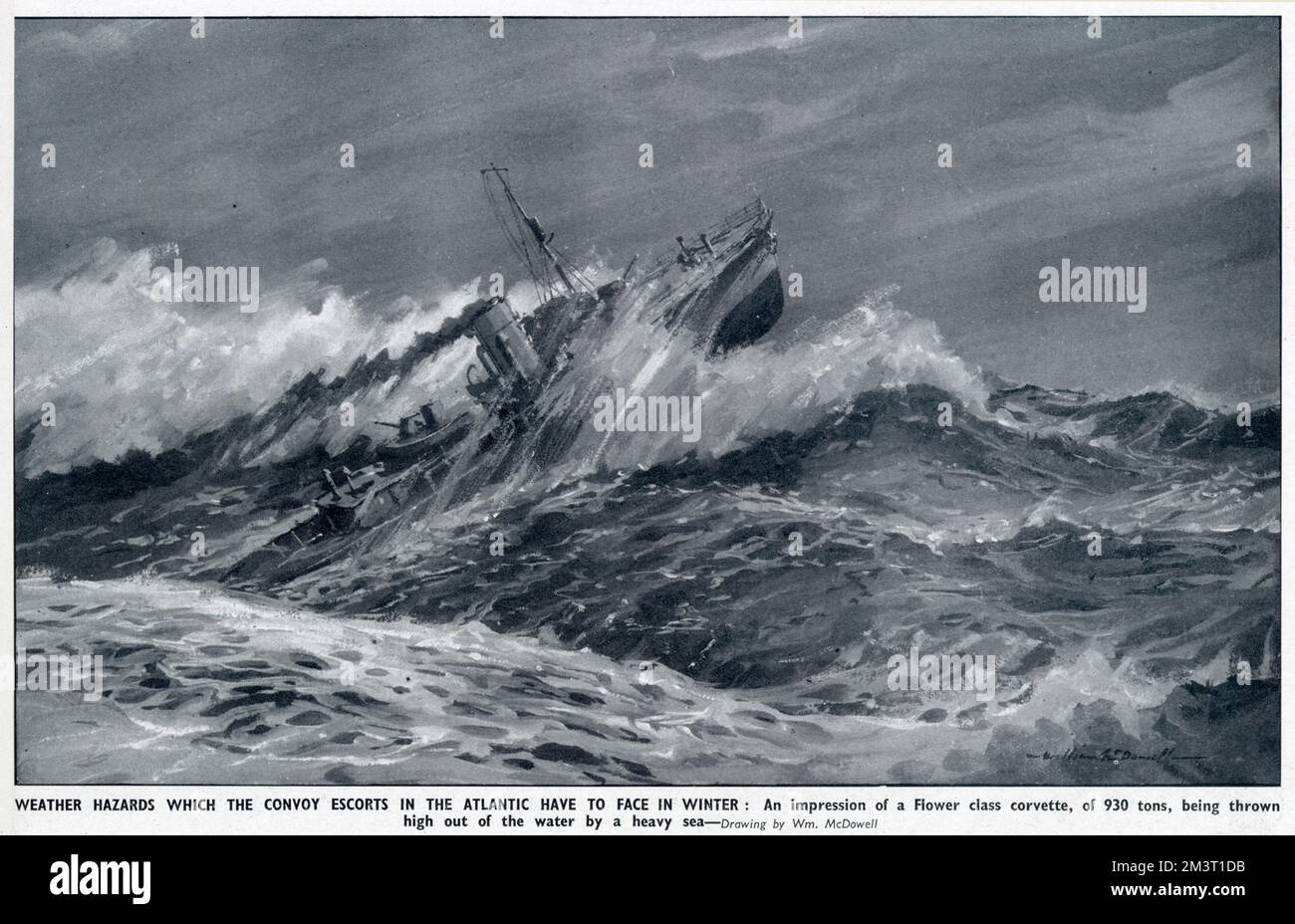 Ww2 battle of the atlantic convoy hi-res stock photography and images ...