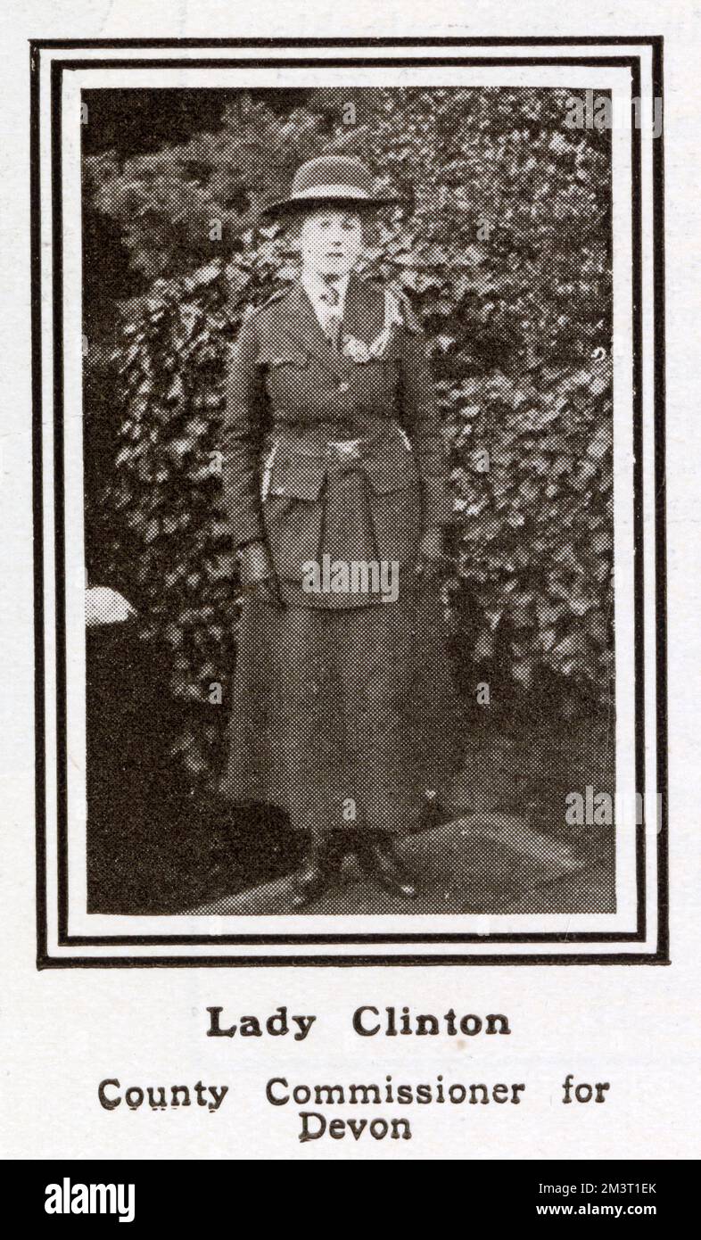 Lady Clinton (1863-1953), county commissioner for Devon in the ...