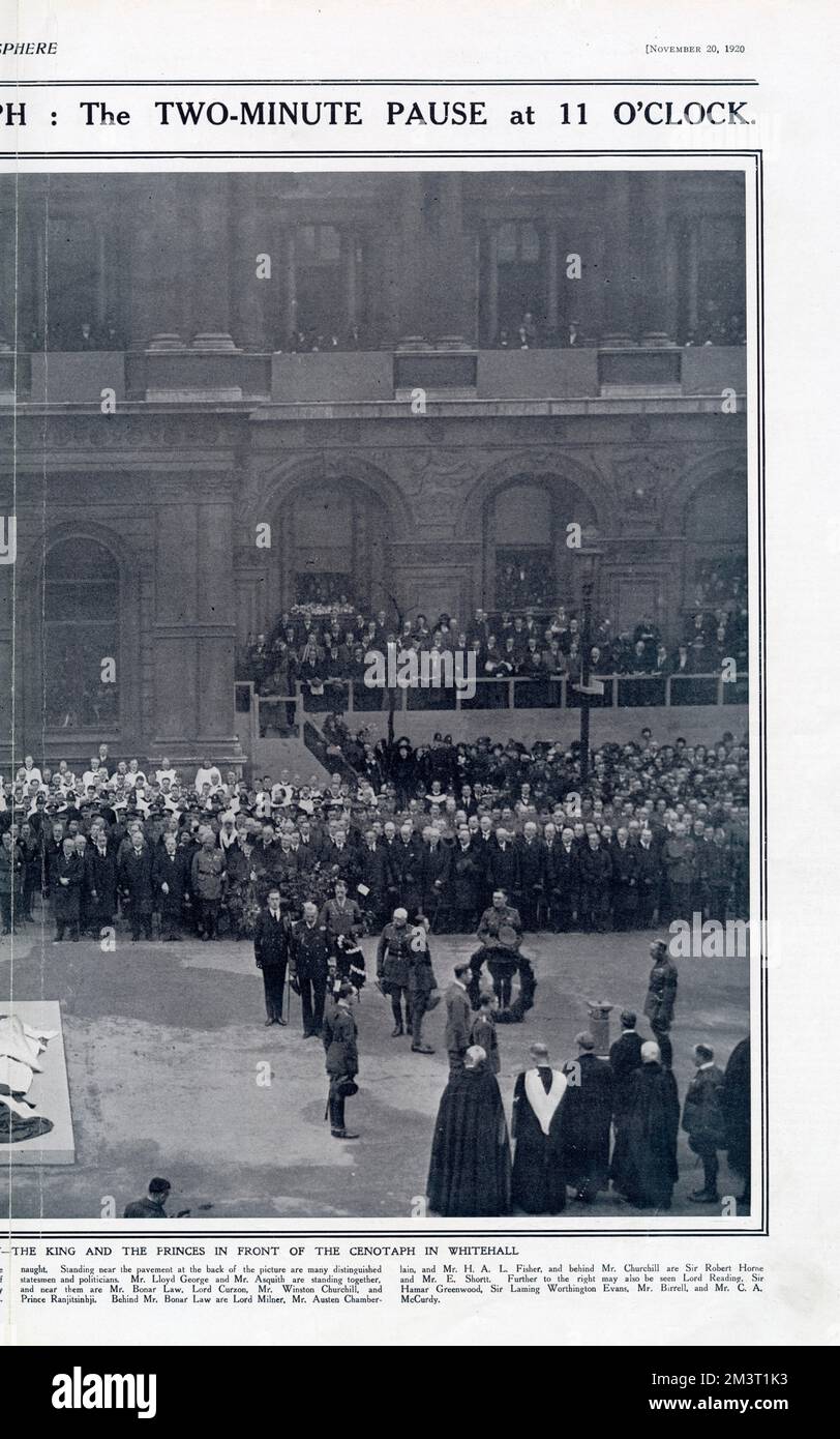 Unveiling of cenotaph 1920 hi-res stock photography and images - Alamy