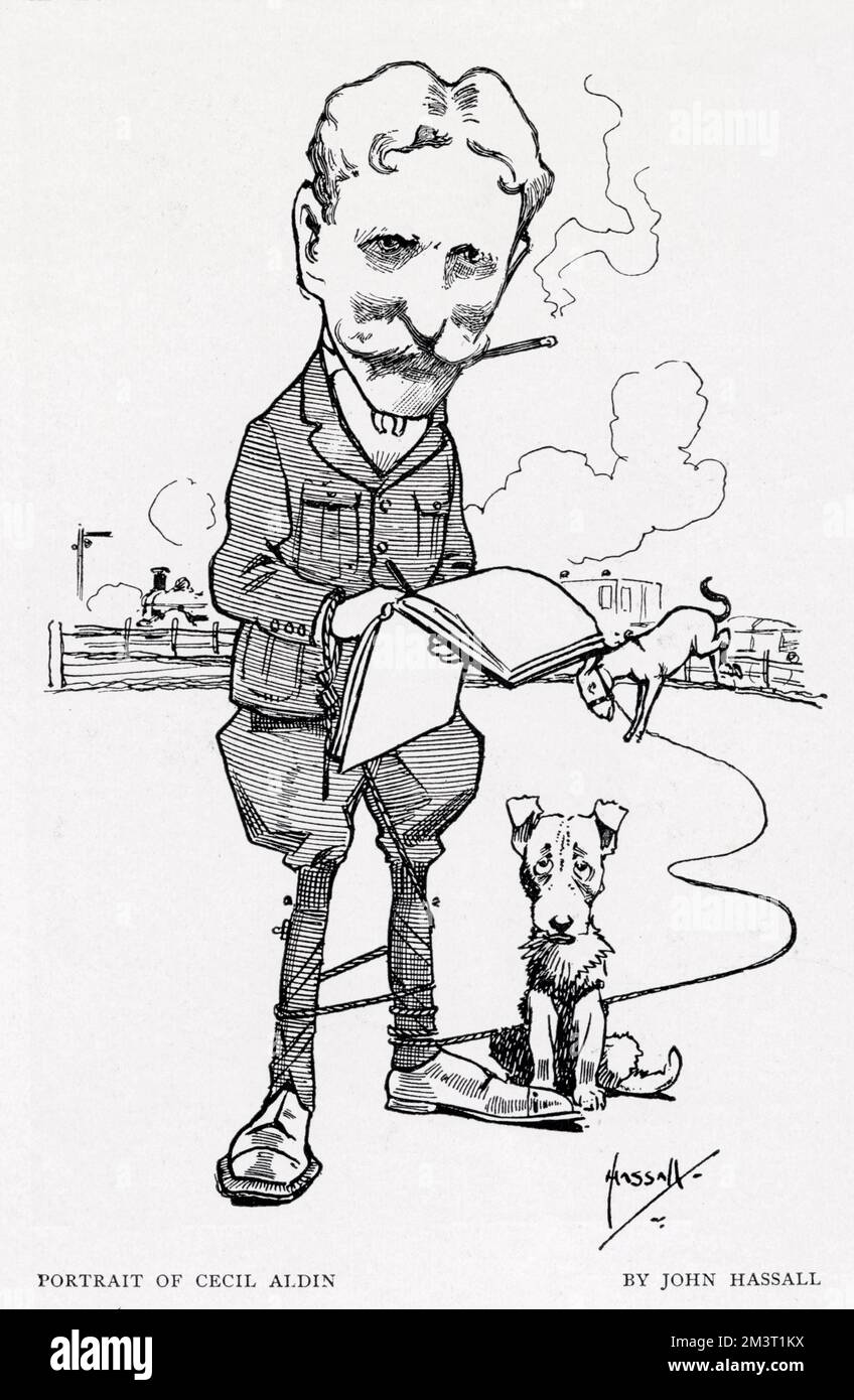 Cecil Aldin by John Hassall Stock Photo - Alamy