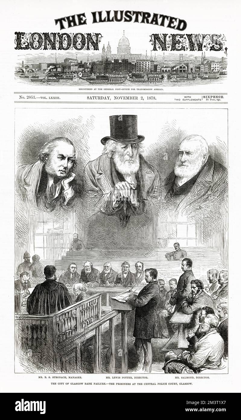 Trial of the Detectives at the Old Bailey Stock Photo - Alamy