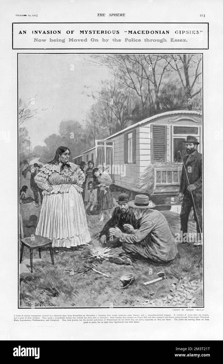 Macedonian Gipsies in Essex Stock Photo - Alamy