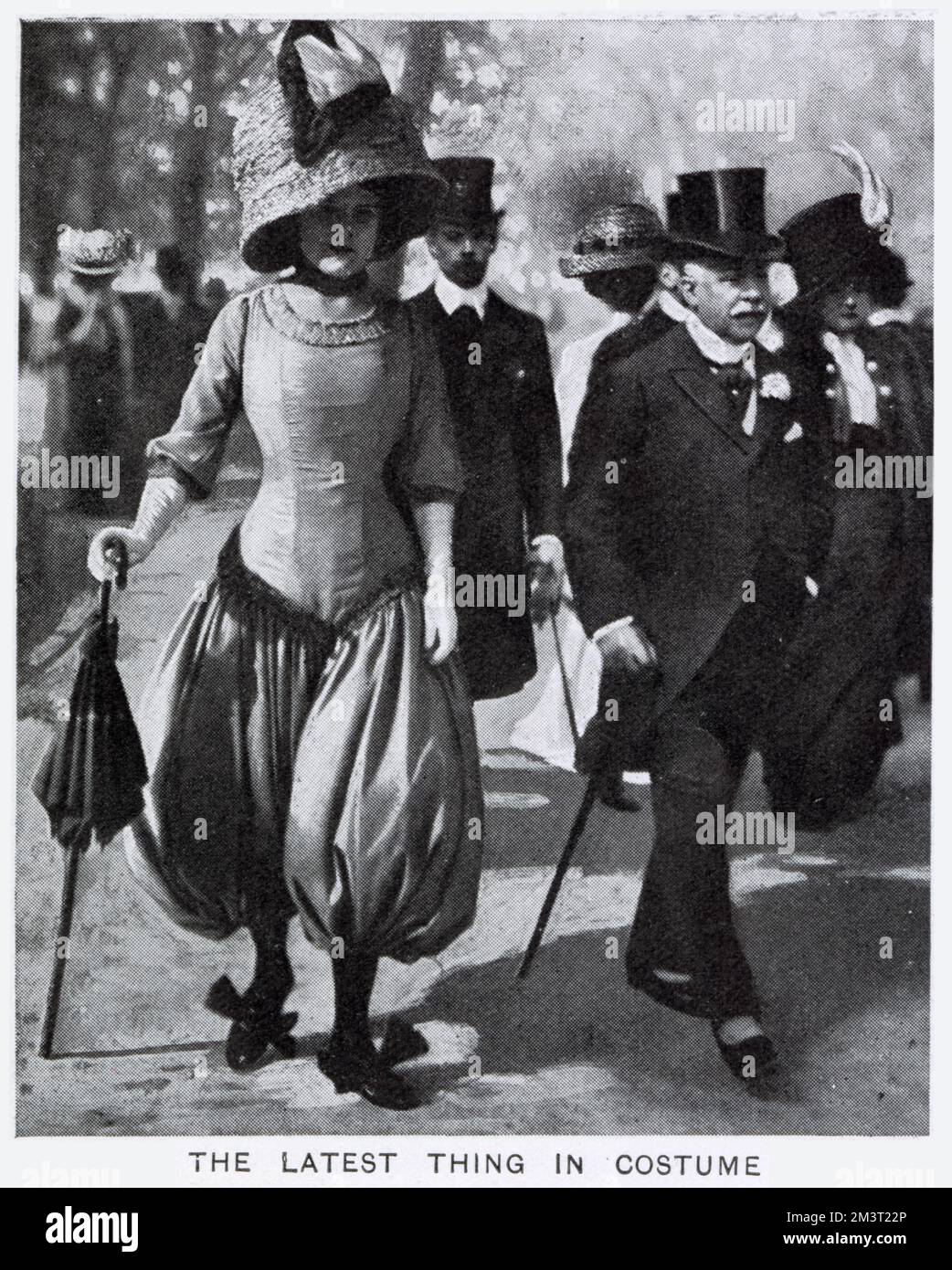 Bloomers - latest in fashion 1909 Stock Photo - Alamy