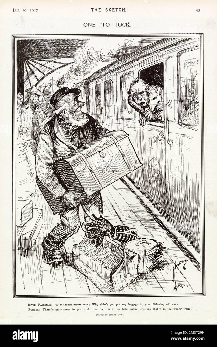 One to Jock by Harry Low Stock Photo - Alamy