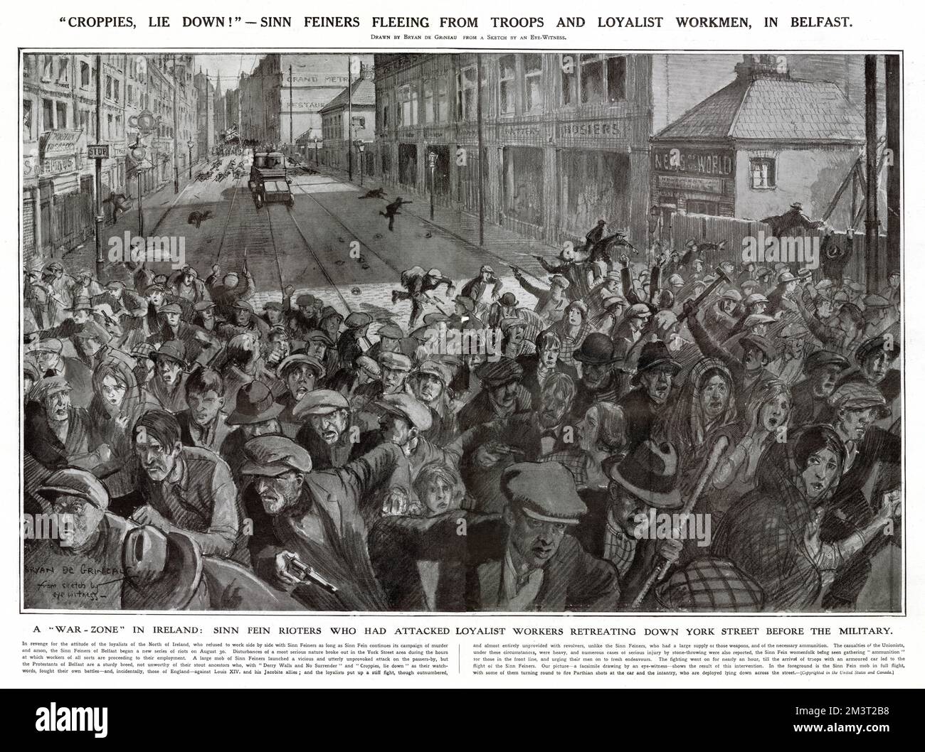 Rioters and police Cut Out Stock Images & Pictures - Alamy