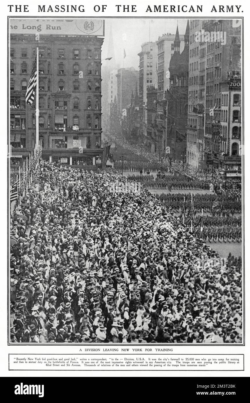 American troops ww1 Cut Out Stock Images & Pictures - Alamy