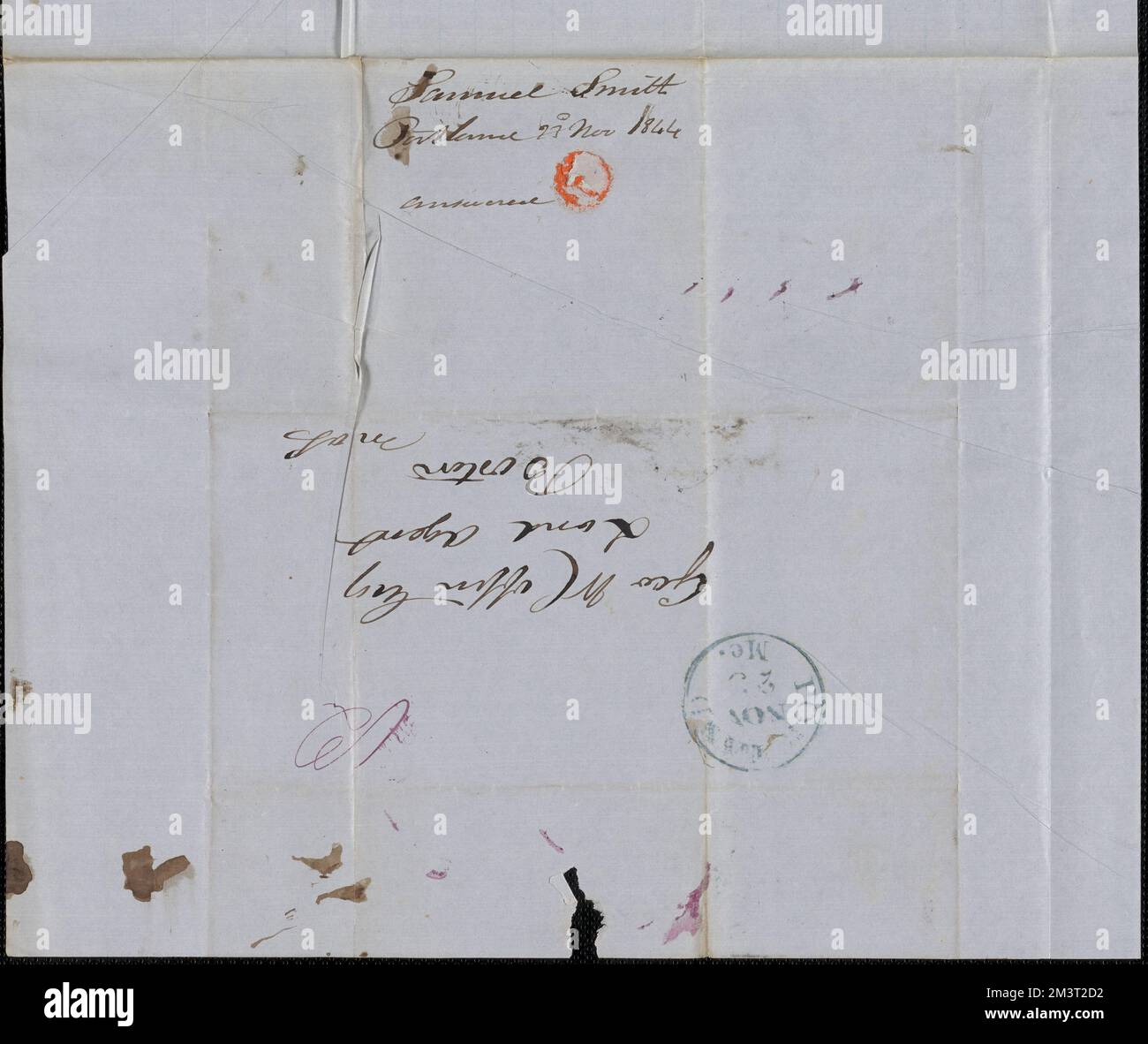 Samuel Smith to George Coffin, 23 November 1844 , Public land sales ...