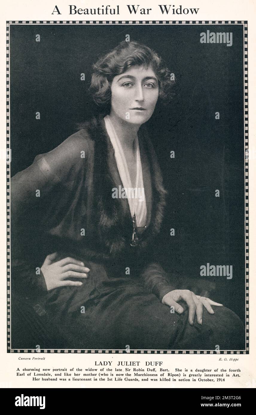Lady Juliet Duff Stock Photo - Alamy