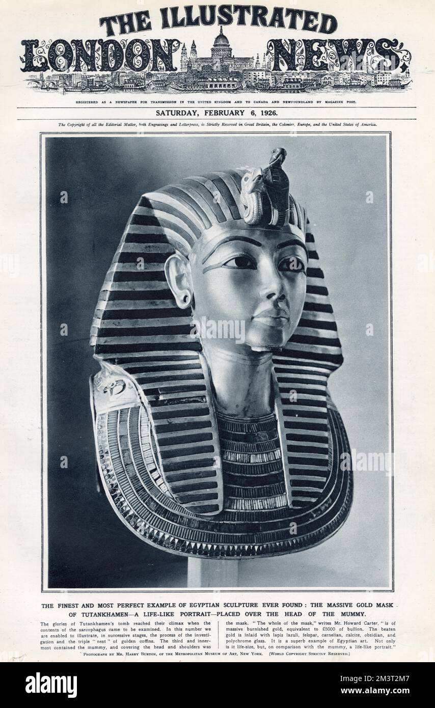 The gold mask of tutankhamun hi-res stock photography and images - Alamy