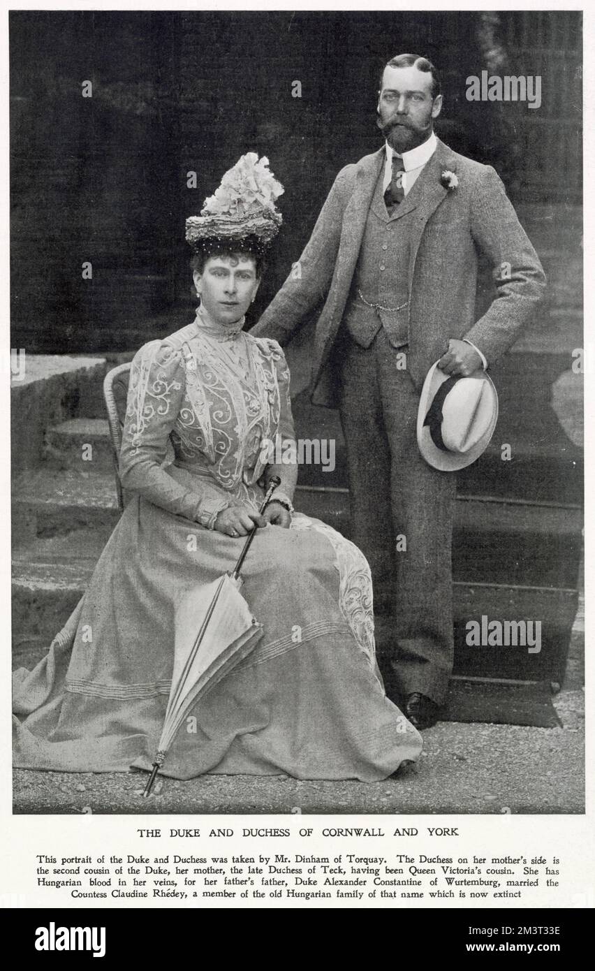 Then duke and duchess of cornwall and york hi-res stock photography and ...