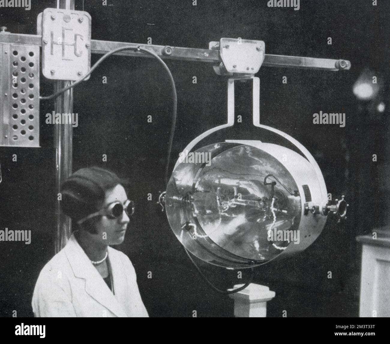 Artificial Sunlight Treatment 1928 Stock Photo - Alamy