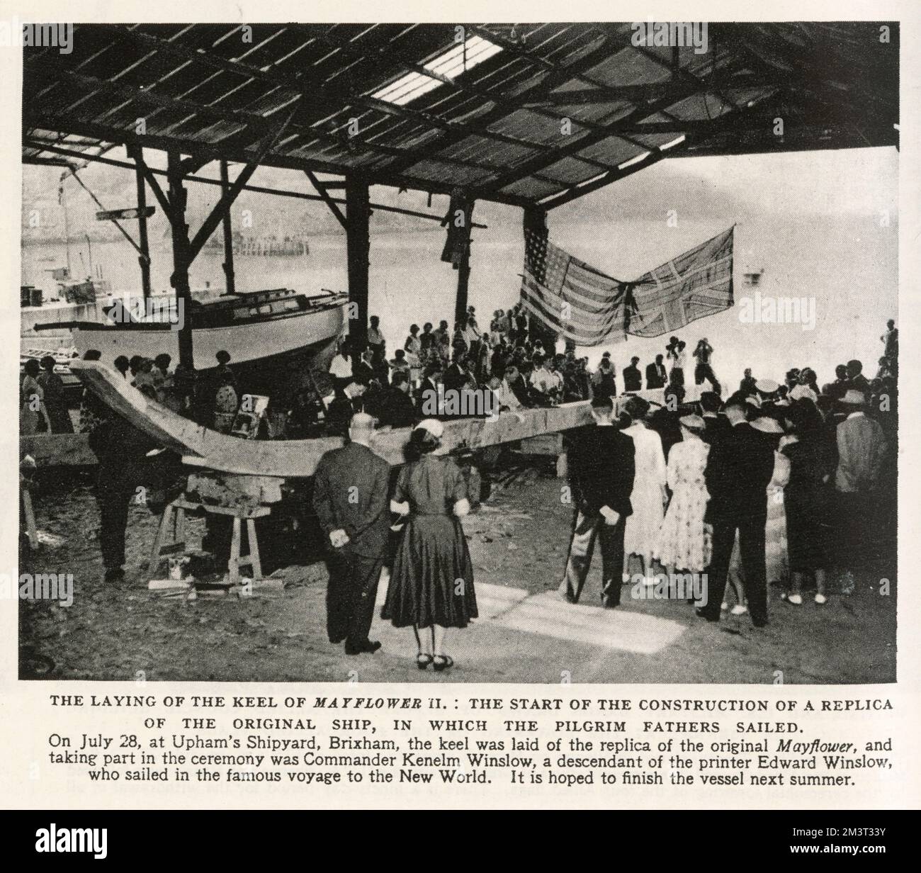 Mayflower historical hi-res stock photography and images - Alamy