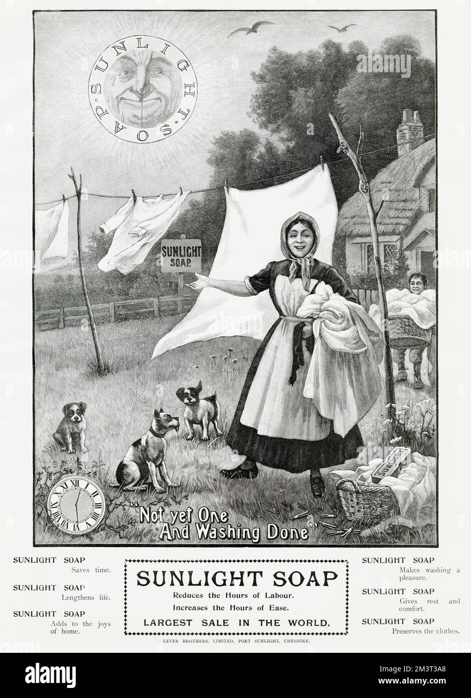 Sunlight soap advert hi-res stock photography and images - Alamy