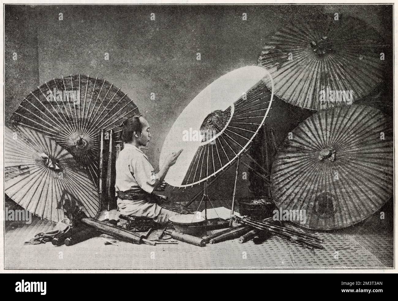 Japanese parasol painting hi-res stock photography and images - Alamy