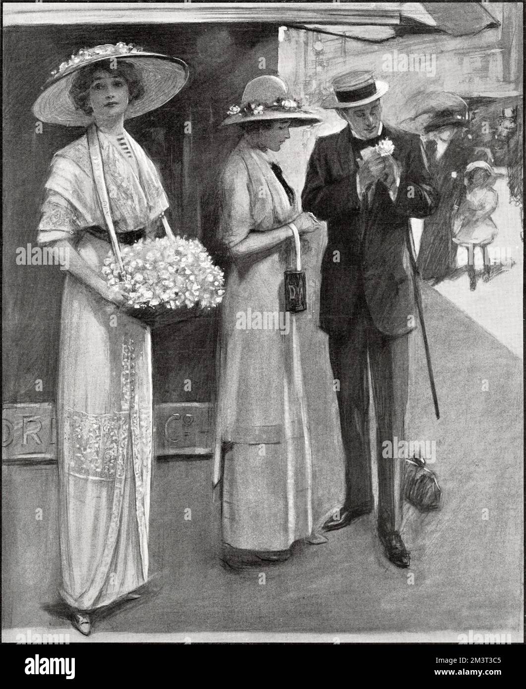 Inaugurating Alexandra Rose Day, 1912 Stock Photo - Alamy