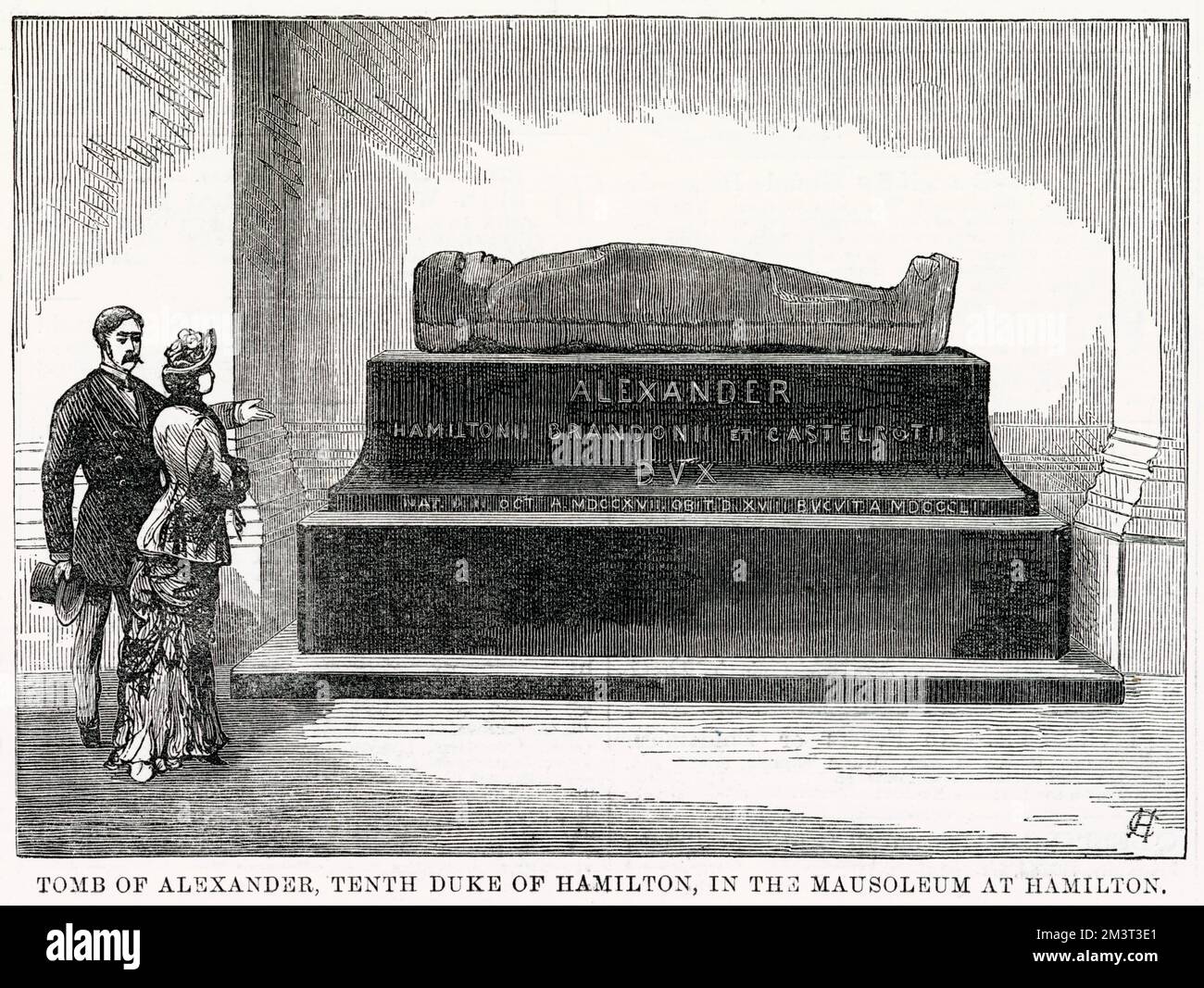 Tomb of Alexander, 10th Duke of Hamilton Stock Photo - Alamy