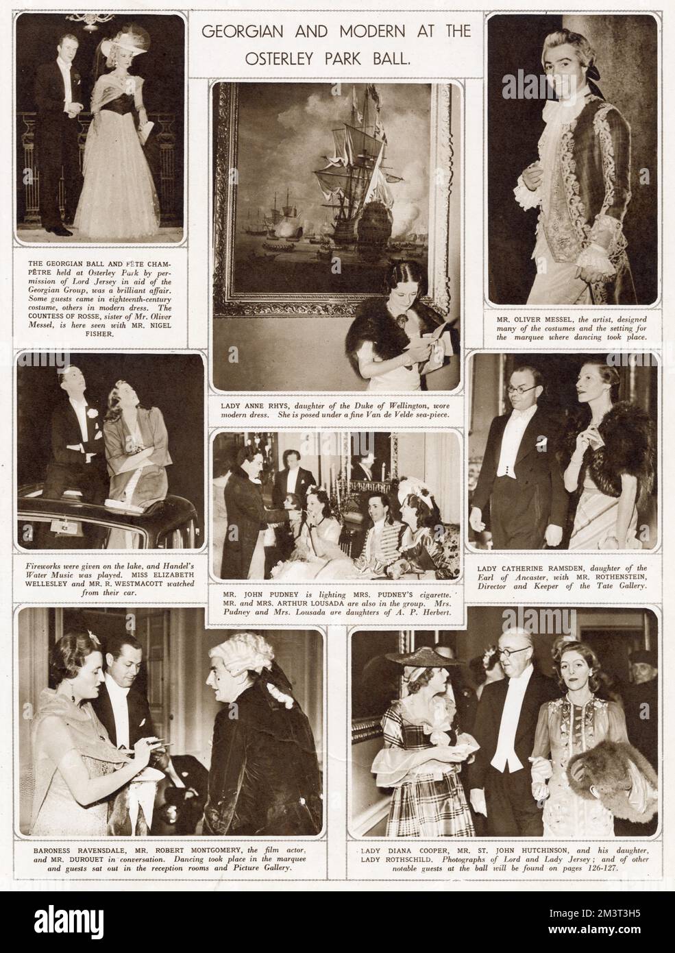 Osterley Park Georgian Ball & Fete Champetre Stock Photo - Alamy