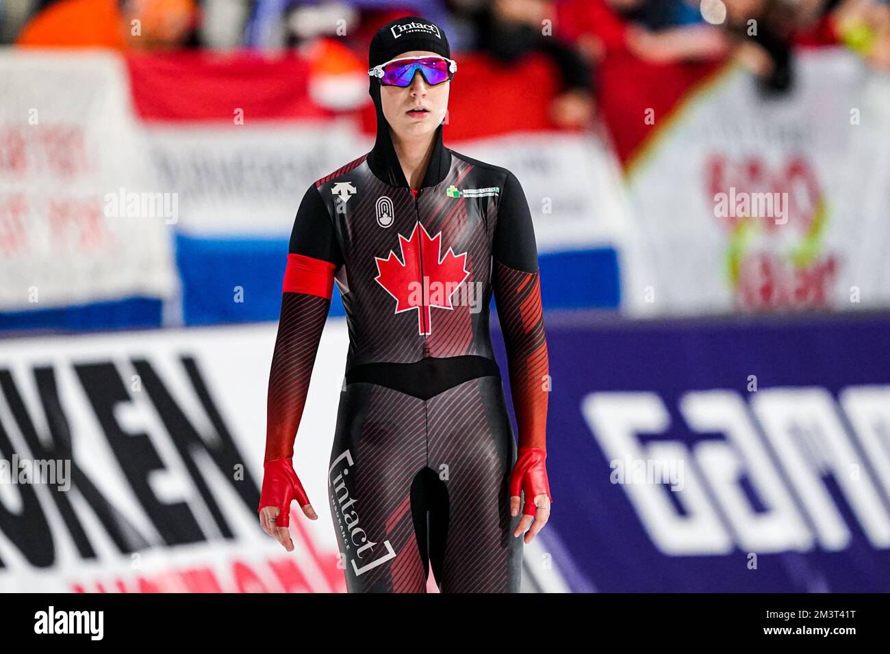 CALGARY, CANADA - DECEMBER 16: Rose Laliberte-Roy of Canada competing ...