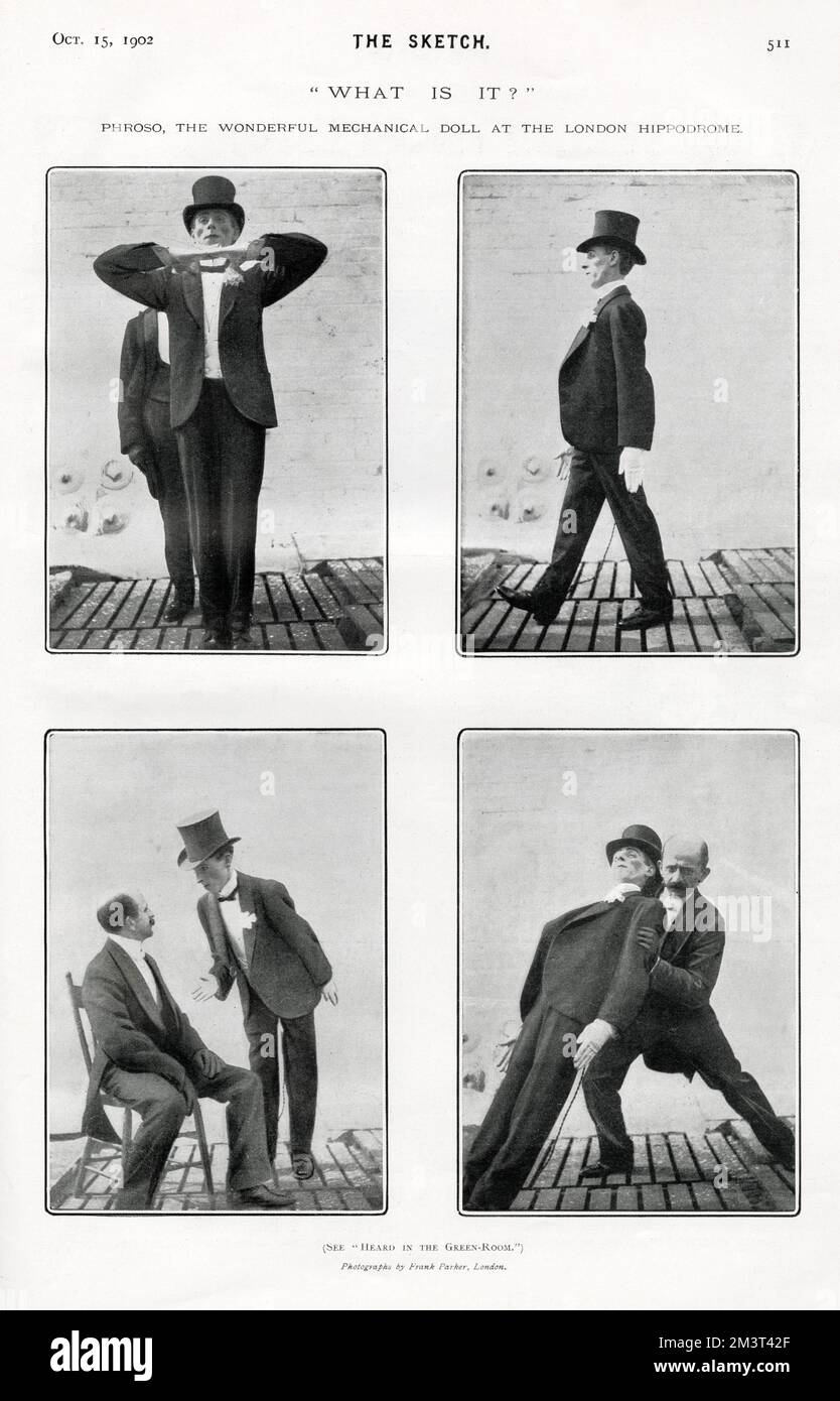 What is it? Phroso - the wonderful mechanical man, appearing at the ...