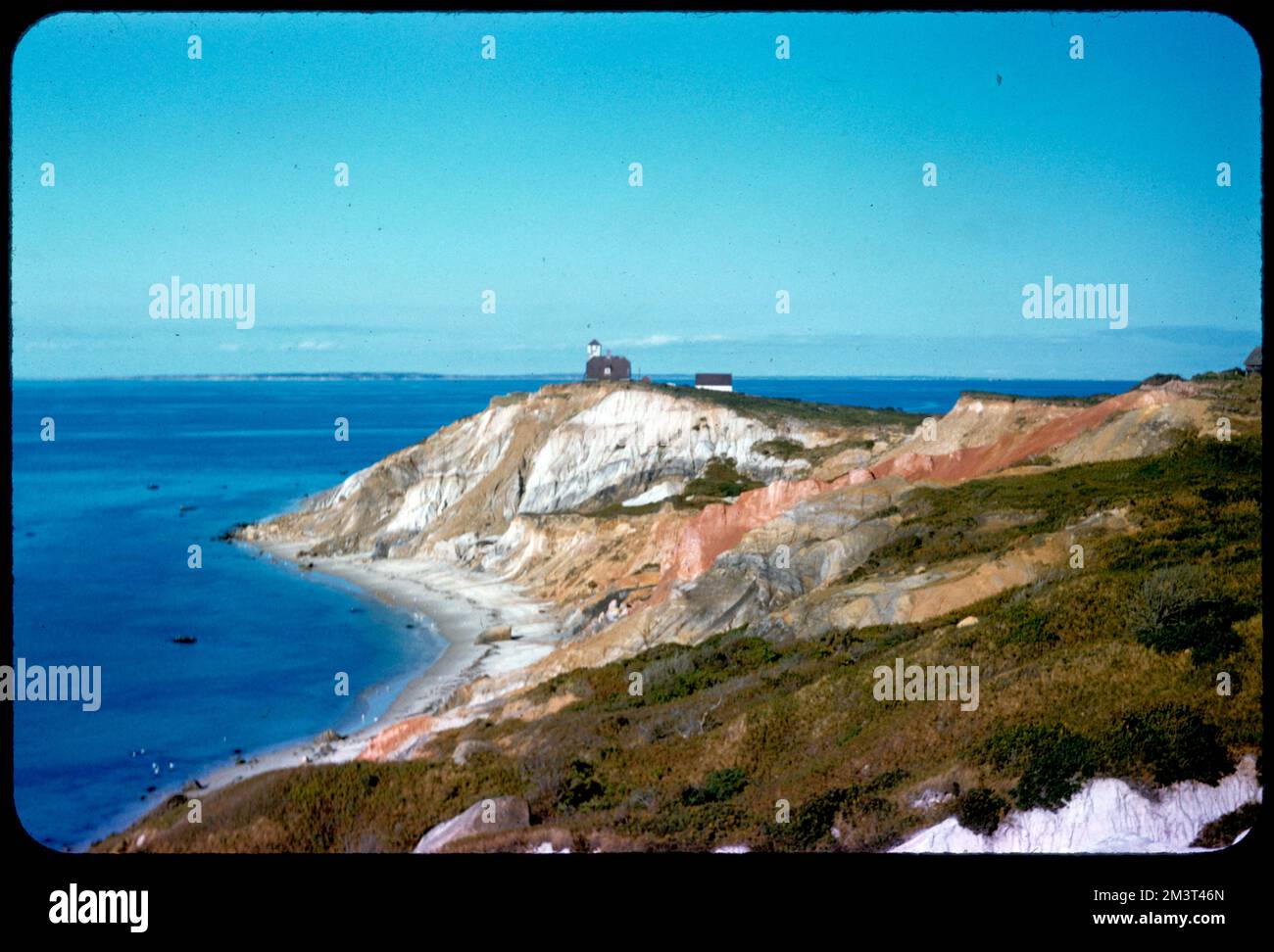 Sand cliff, Gay Head, Martha's Vineyard , Lighthouses, Bays Bodies of ...