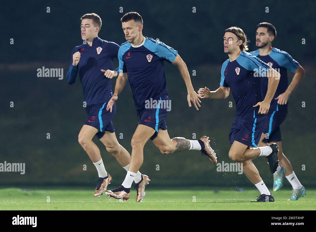 Ivan Perisic and Borna Sosa during the training of the Croatian ...