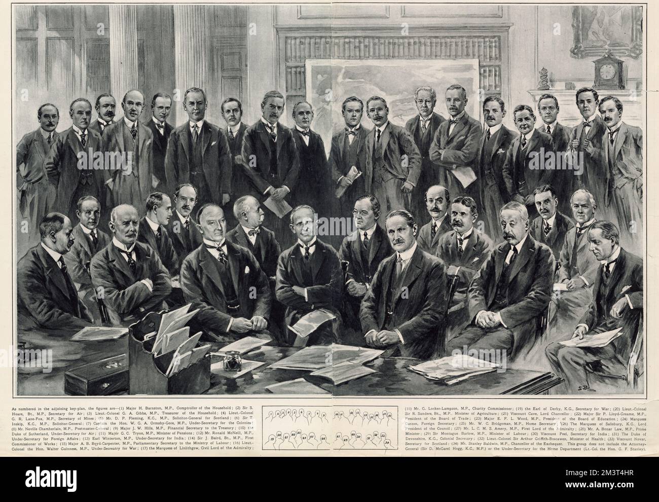 Stanley baldwin cabinet hi-res stock photography and images - Alamy