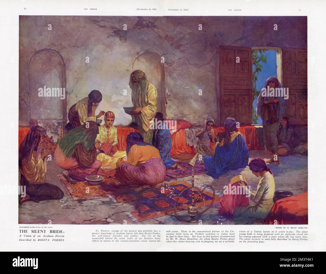Vision of an Arabian Harem Stock Photo - Alamy