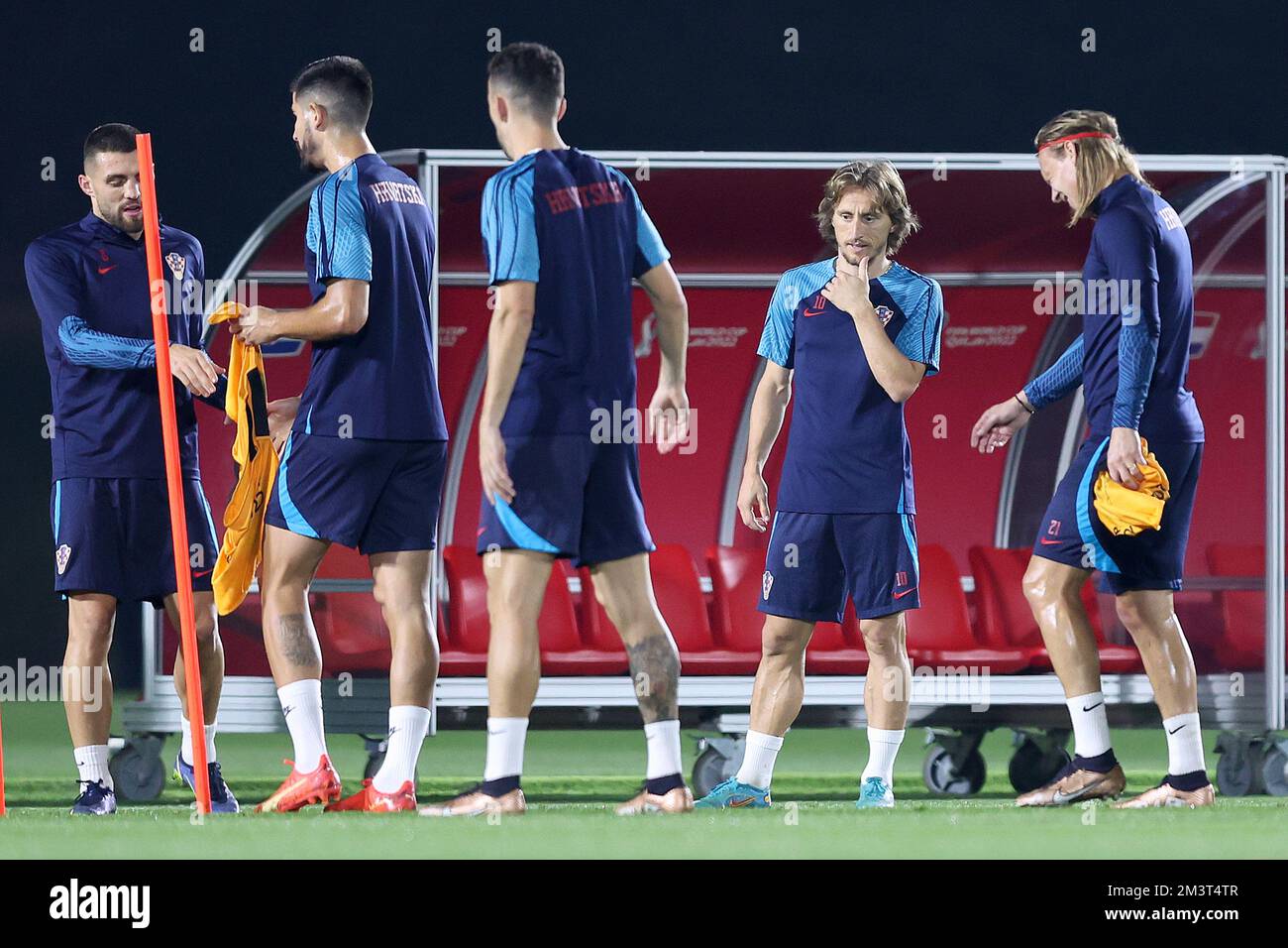Luka Modric during the training of the Croatian national football team ...