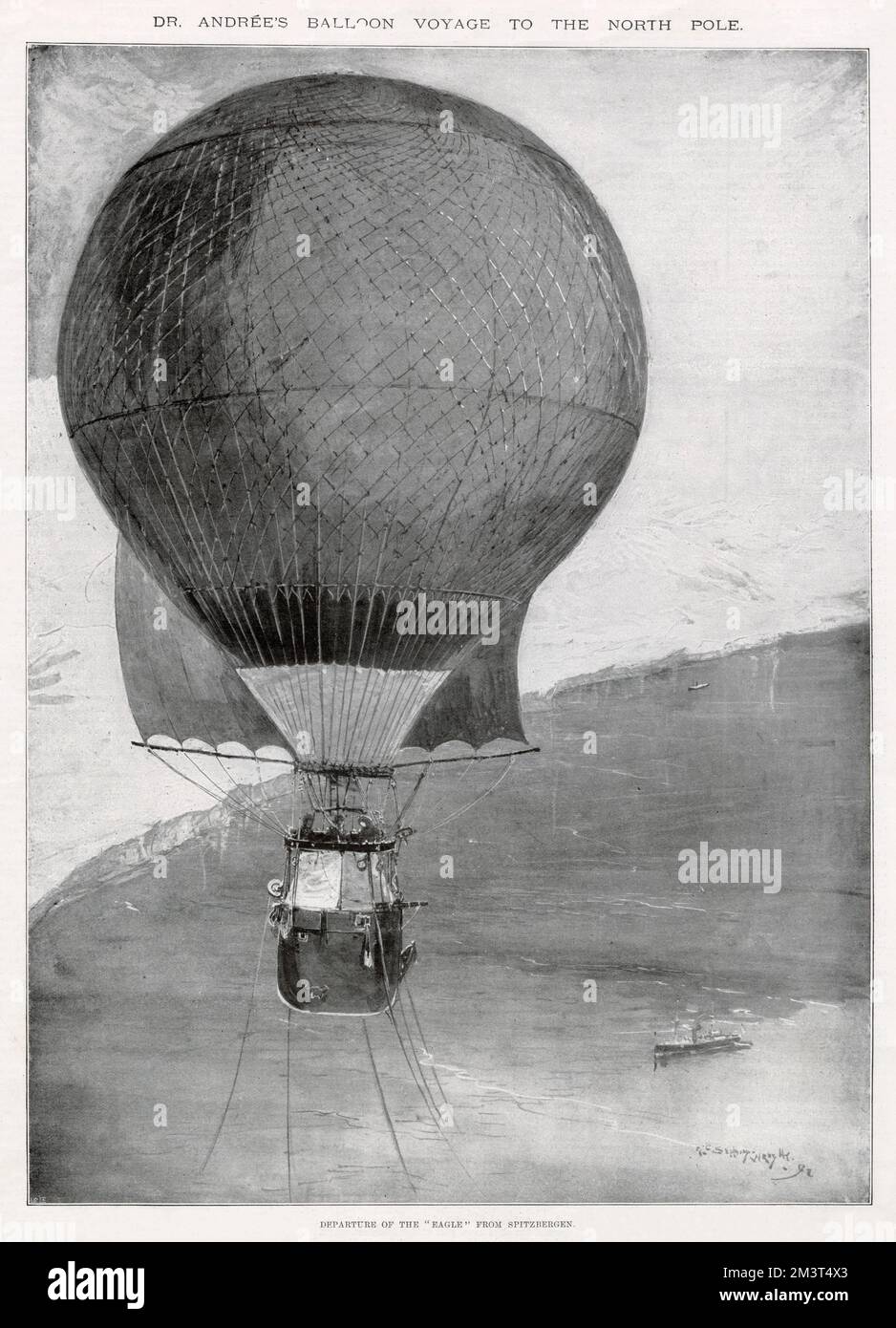 Andree's Arctic Balloon Expedition 1897 Stock Photo - Alamy