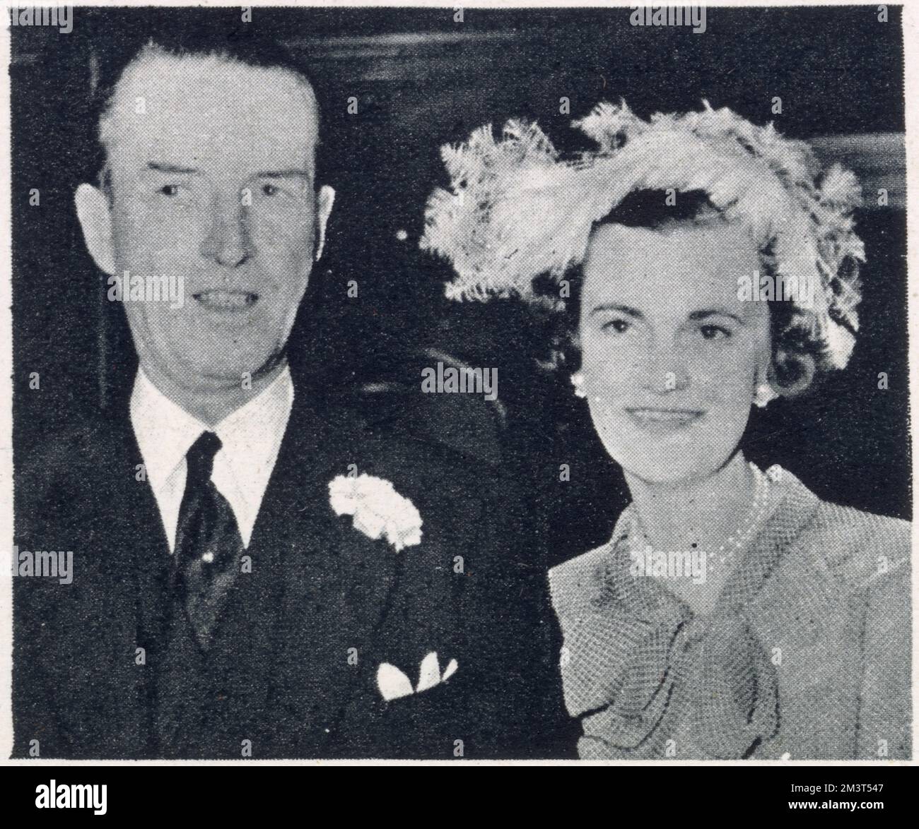 Wedding of Duke of Argyll and Margaret Sweeny Stock Photo - Alamy