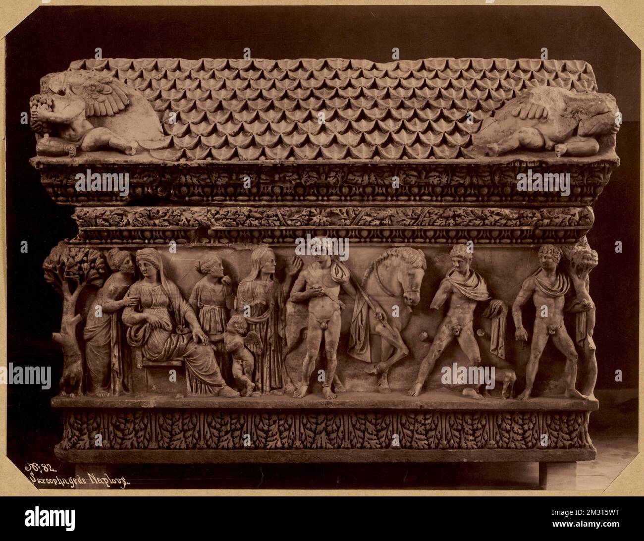 Sarcophage de Naplous, Imperial Ottoman Museum, Constantinople ...