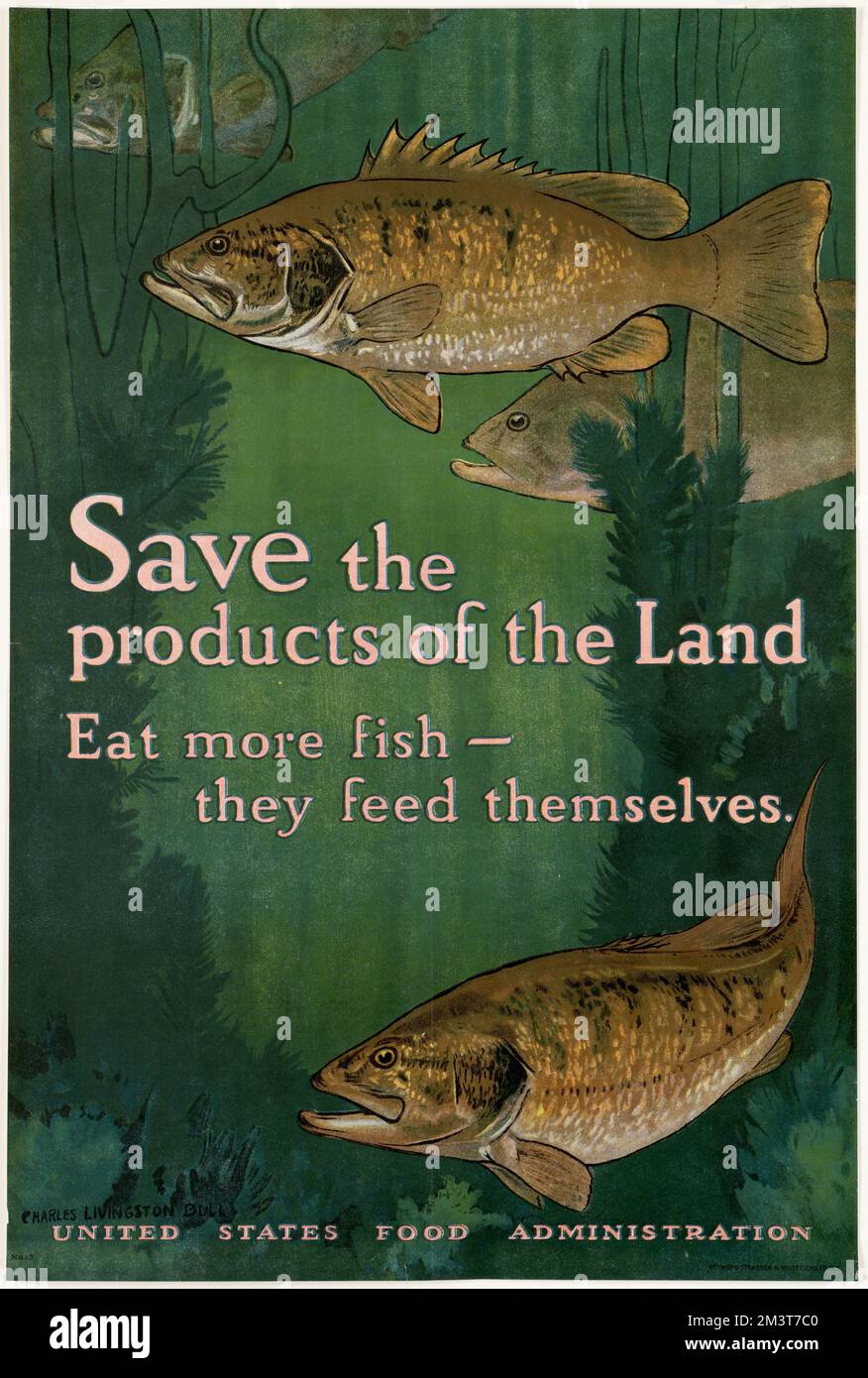 Save the products of the land. Eat more fish -- they feed themselves ...