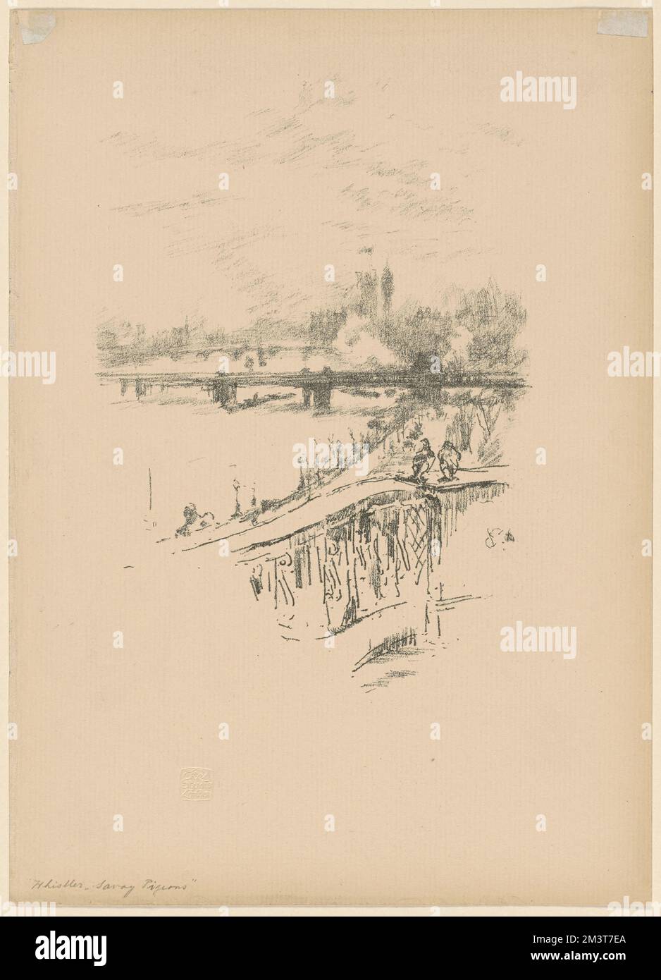 Savoy pigeons , Pigeons, Bridges. James McNeill Whistler (1834-1903 ...