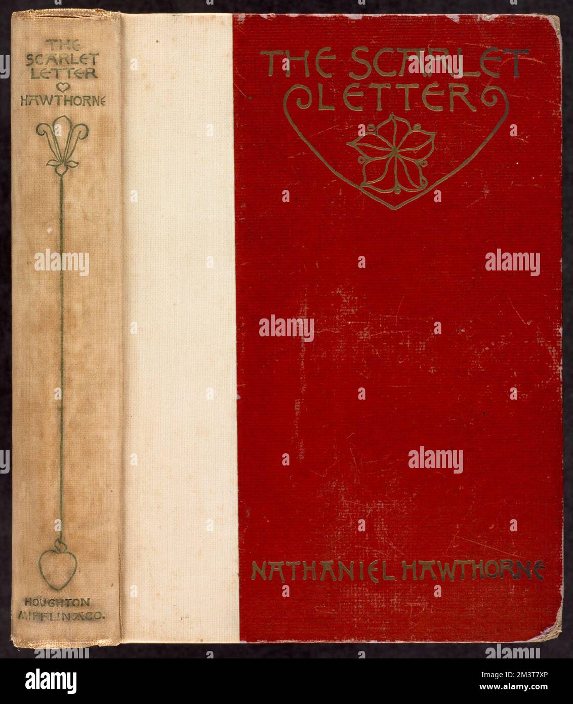 The scarlet letter [Spine and front cover] Stock Photo - Alamy