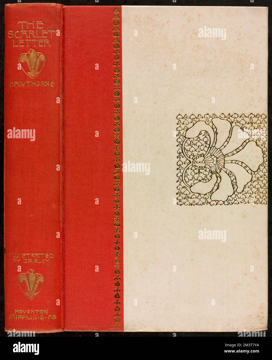 The scarlet letter [Spine and front cover] Stock Photo - Alamy