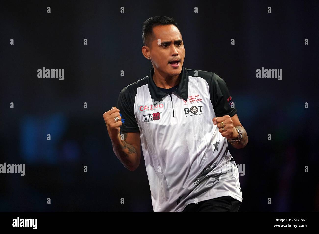 Philippines's Lourence Ilagan in action against Austria's Rowby-John ...