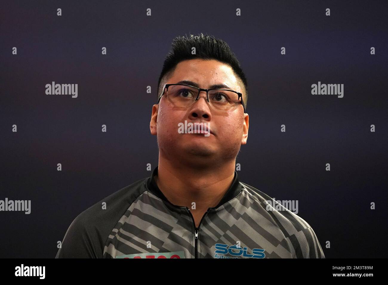 Austria's Rowby-John Rodriguez in action against Philippines's Lourence ...