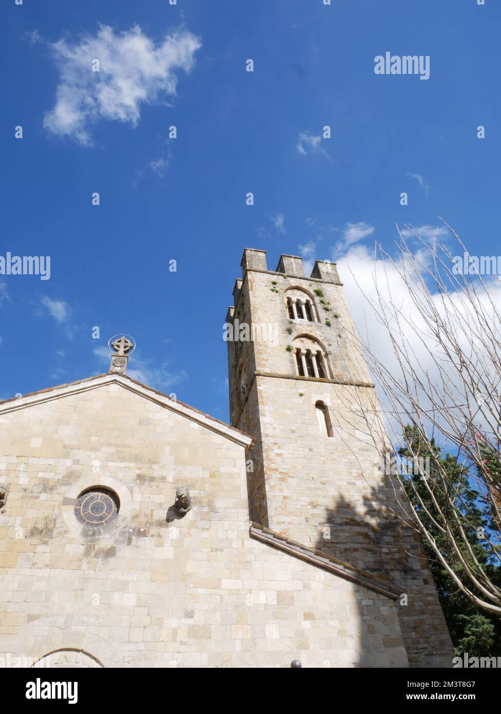Facade of the Madonna del Canneto Sanctuary - Roccavivara - Molise ...